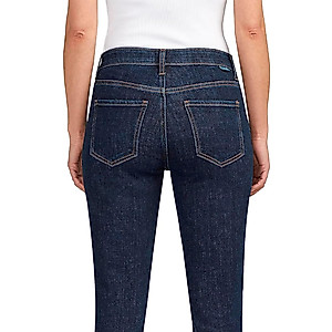 JAG Jeans Women's Carter Mid Rise Slim Leg Jeans, Fountain Blue, 0