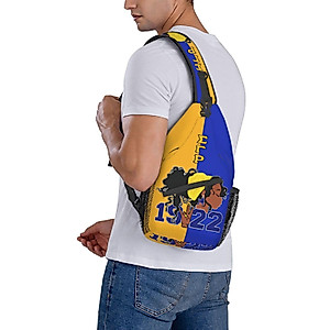 Sigma Gamma Sling Bag for Women Rho Sorority Gifts Lightweight Crossbody Daypack with Adjustable Chest Bag for Sports Travel, Hiking