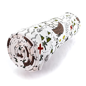 Ahoy Matey Pirates DBP Fabric - Double Brushed Polyester 4 Way Stretch - 1/2 yard