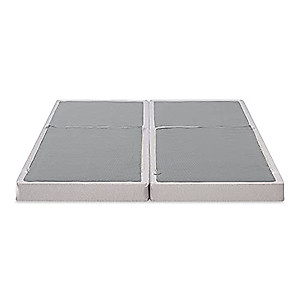 ZINUS No Assembly Metal Box Spring / 5 Inch Mattress Foundation / Sturdy Metal Structure, Split King