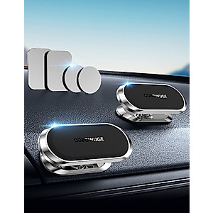odbowuge [2 Pack Magnetic Phone Holder for Car[Upgrade Magnet] Phone Mount for Car,Car Phone Holder Mount 360 Adjustable, Dashboard Car Mount Fits Samsung iPhone etc All Smartphones