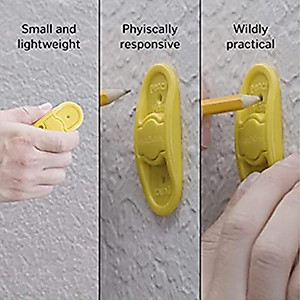 2Pcs Magnetic Stud Finder Wall Scanner with 2 Mark Holes, Mini Magnet Stud Finder Tool, No Batteries Needed