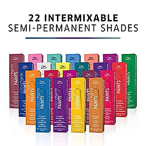 COLORCHARM Paints Semi-Permanent Hair Dye for Temporary Hair Color| Intermixable Shades| Purple| 2 Fl Oz