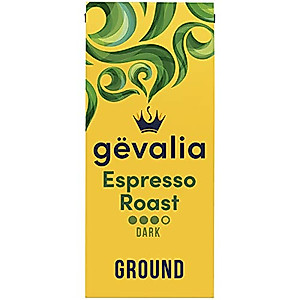 Gevalia Espresso Dark Roast Ground Coffee (12 oz Bag)