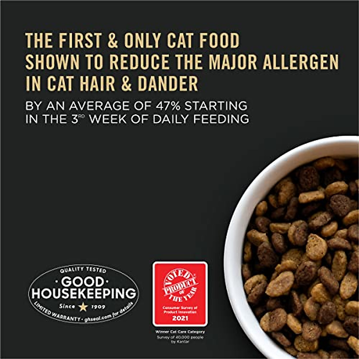 Purina Pro Plan Allergen Reducing, High Protein Cat Food, LIVECLEAR Salmon and Rice Formula - 3.5 lb. Bag