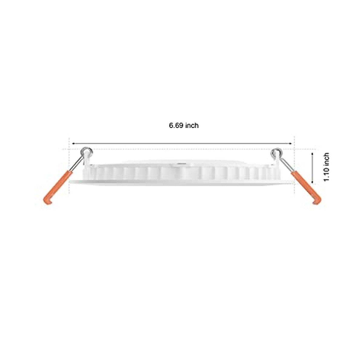 Philips Hue Slim Downlight, White & color Light (Bluetooth Compatible), Voice Control with Alexa, Apple HomeKit & Google Assistant, 6-Pack