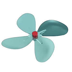 Stove Fan 4 Blades, Lightweight Energy Saving Fast Heat Dissipation Wood Stove Fan Blade Aluminum Alloy for Home Warm Air Circulation