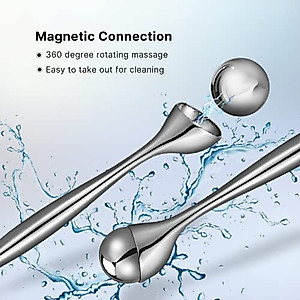 QooWo Eye Roller 2-in-1 Design Eye Cream Applicator and Ice Roller, Face Massager Tool for Puffiness, Eye Bags, Eye Muscle Ache