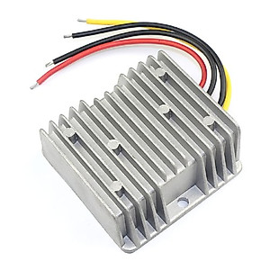 DROK® 20A 100W High Current DC Buck Converter 10-35V 12V/24V to 5V Car LED/Solar Energy Regulated Power Supply