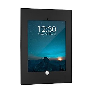 Mount-It! Anti-Theft iPad 8 Wall Mount | Locking iPad 10.2 Wall Kiosk | Security iPad 10.2 Enclosure for 8th Generation iPad 10.2 inch or 10.5 iPad Pro (MI-3772B_G8)