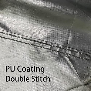 J&C Curved Sofa Cover Outdoor Furniture Covers Waterproof Curved Furniture Cover Heavy Duty Patio Furniture Covers Extra Large U Shaped Sectional Furniture Cover for Winter Lawn Garden