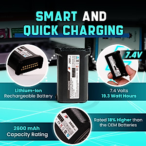 Artisan Power Replacement Battery Compatible with Motorola & Symbol MC9000-G/K Series Scanners. 2600 mAh
