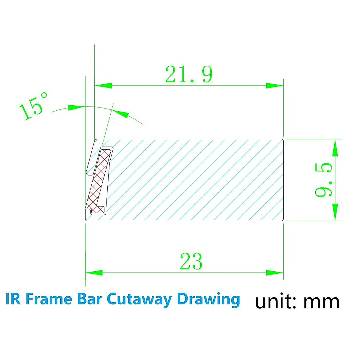DeYoWo 70 Inch Interactive 10 Points Infrared IR Touch Screen Overlay Frame Free Driver
