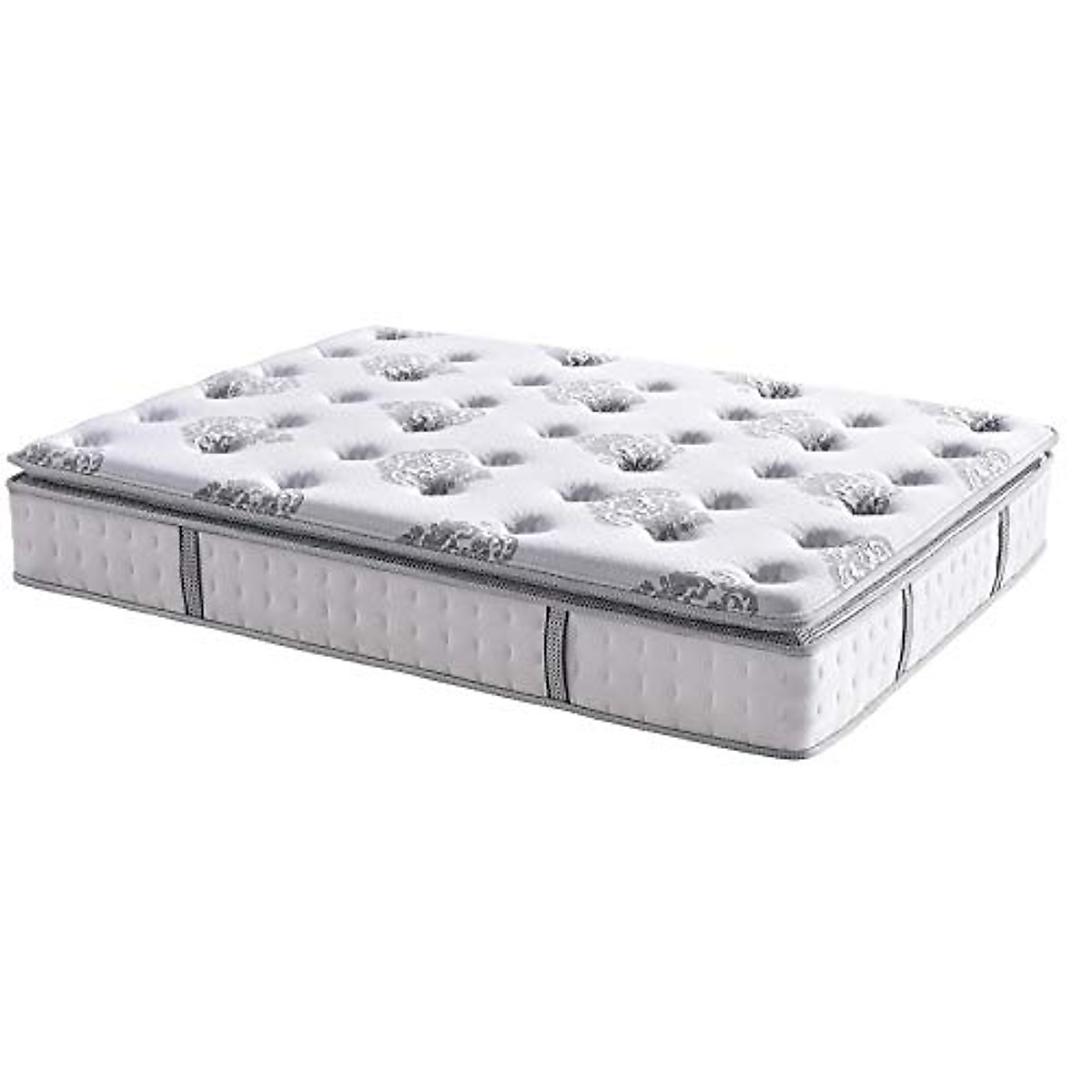 Classic Brands Mercer Cool Gel Memory Foam and Innerspring Hybrid 12-Inch Pillow Top Mattress, Mattress in a Box, California King