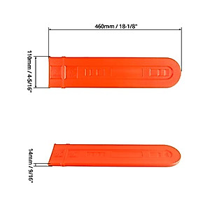 QWORK Chainsaw Chain Cover, 3 Pack 18 Inch Chain Chainsaw Saw Bar Scabbard Cover