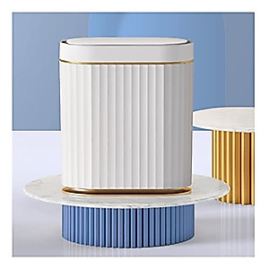 XDCHLK Home Smart Sensor Trash Can Waterproof Narrow Trash Bin Electronic Automatic Kitchen Bathroom Toilet Big Rubbish Bin