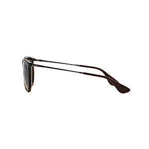 Ray-Ban RB4171 Erika Sunglasses + Vision Group Accessories Bundle (Light Havana/Grey Gradient Brown Polarized (710/T5),womens