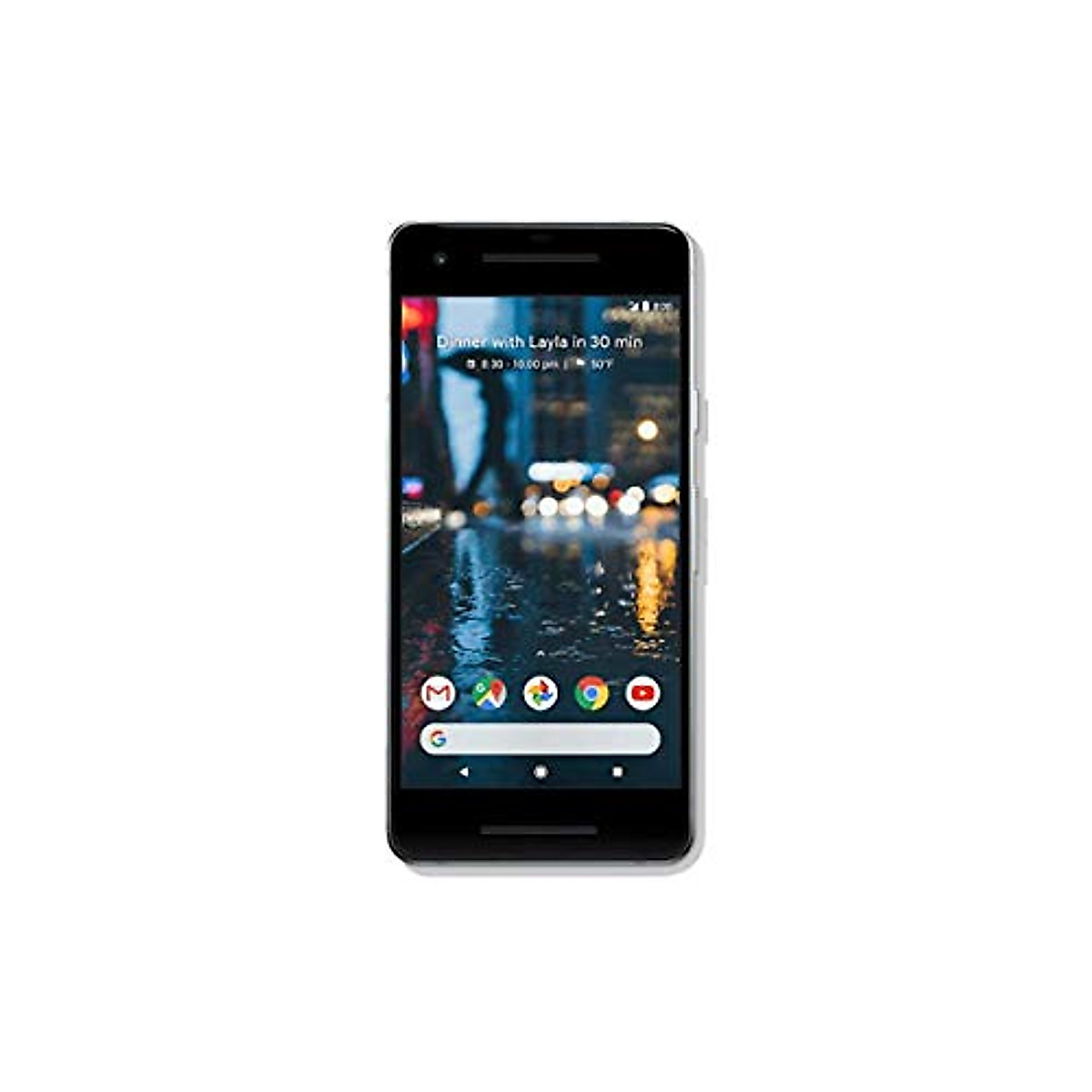 Pixel 2 Phone (2017) by Google, G011A 64GB 5in inch Factory Unlocked Android 4G/LTE Smartphone (Clearly White) - International Version (Renewed)