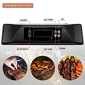 9907180015 Controller Replacement Part Compatible with Masterbuilt Bluetooth Digital Electric Smoker, Digital Control Panel for: MB20074719, MB20073519, MB26073519, MB20073119, MB25073519, etc.