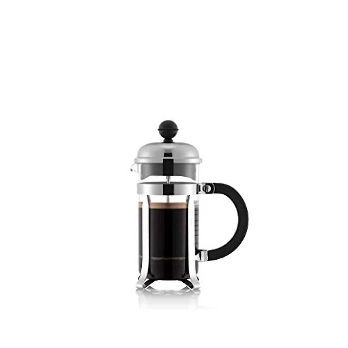 Bodum Chambord French Press Coffee Maker with BPA-Free Tritan Plastic Shatterproof Carafe, 12 Ounce, Chrome