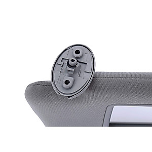 Driver and Passenger Side Sun Visor Set Gray Without Light - Left and Right Compatible with Toyota Tacoma 2005-2012 - Replaces 74320-35C10-B0,74320-04181-B1,74320-35B50-B0,74310-35C20-B0, 7431004111B1