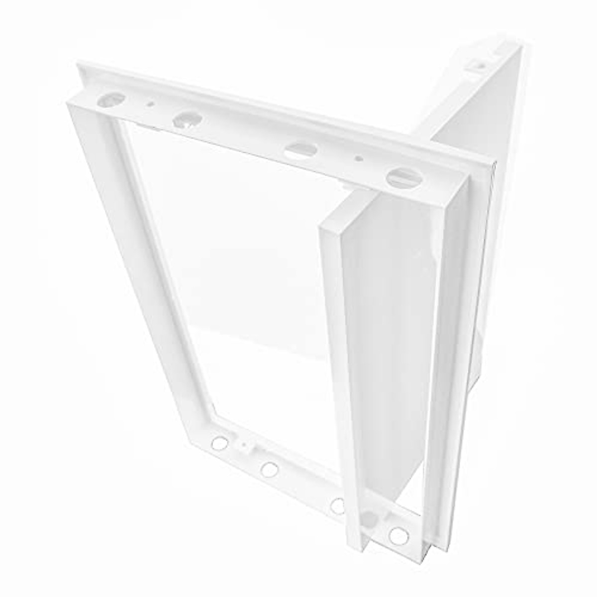 - 8" x 12" White Plastic Access Panel. Service Shaft Door Panel. Plumbing. Electricity. Heating. Alarm Wall Access Panel for Drywall. Bathroom Services Access Hole Cover. (8"x12", White)
