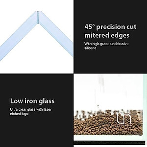 Ultum Nature Systems Ultra Clear Low Iron Rimless Glass Aquarium 60L
