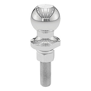 CURT 40016 Chrome Trailer Hitch Ball, 2,000 lbs, 1-7/8-Inch Diameter, 3/4 x 3-Inch Shank