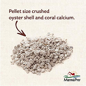 HARRIS Diatomaceous Earth Food Grade, 10lb with Powder Duster Included in The Bag & Manna Pro Crushed Oyster Shell | Egg-Laying Chickens | 5 LB
