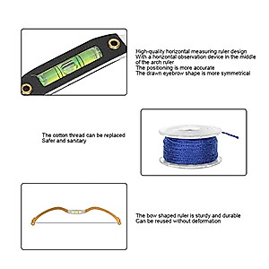 Eyebrow Mapping String Eyebrow Mapper with Strings Eyebrow Design Ruler Microblading Eyebrow Line Marker Ruler With Strings