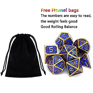 DND Role Playing Dungeons and Dragons Metal Dice Set Pathfinder RPG Games DND Dice