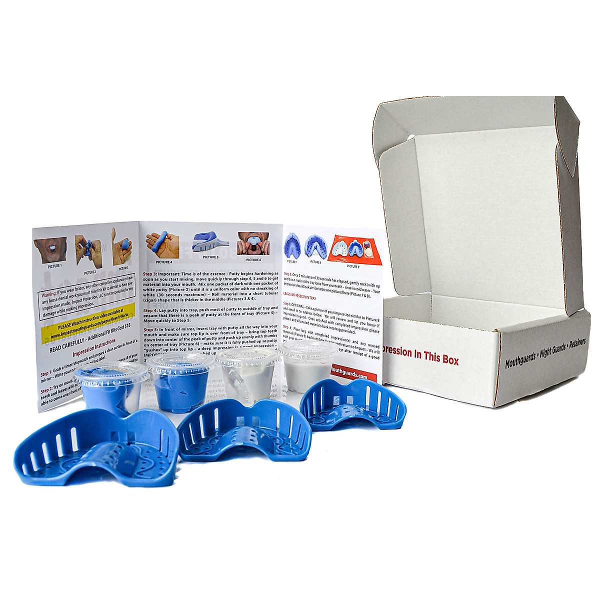 Impact Nightguards Custom Hard Night Guard 3mm -Upper