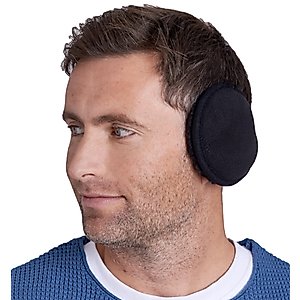 Tough Headwear Ear Muffs - Earmuffs for Men & Women - Fleece Ear Warmers & Behind the Head Ear Muffs