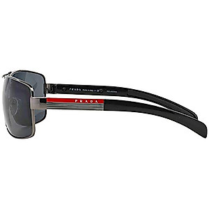 Prada Sport PS54IS Sunglasses-5AV/5Z1 Gunmetal (Polarized Gray Lens)-65mm