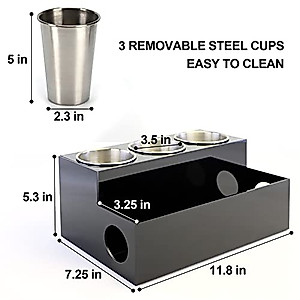 PITBVO Hair Tool Organizer, Blow Dryer Holder, Acrylic Bathroom Supplies Countertop and Vanity Caddy Storage for Accessories, Makeup, Toiletries, Hair Dryer Holder Hair Product Organizers