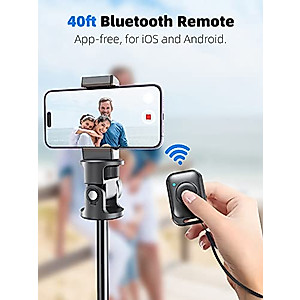 [Newest] 62" Selfie Stick Tripod with Remote - Kaiess Tripod for iPhone, High Strength Legs & Extendable Tube Tripod Stand, Fit for iPhone 14 Pro Max/14 Pro/13 Pro Max/Samsung S22/Camera/GoPro