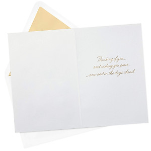 Hallmark Sympathy Card (Let There Be Memories) (5RZB2134) & Signature Sympathy Card (Butterflies)