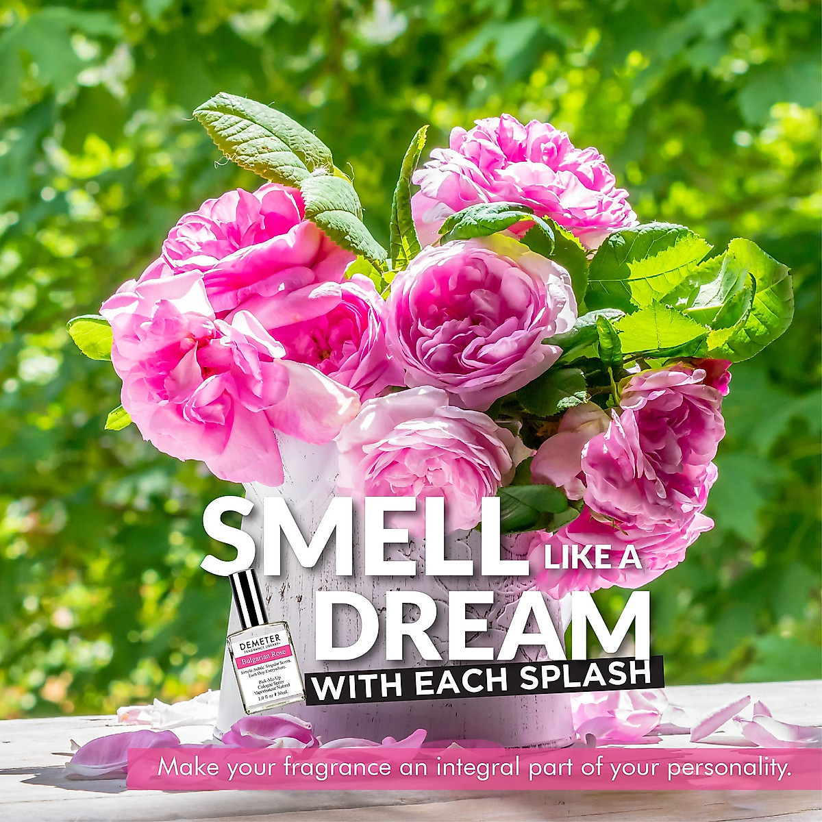 DEMETER Bulgarian Rose, 1 Oz Cologne Spray, Perfume for Women