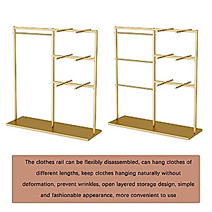 LXBAMKEA Coat Rack Stand, Underwear Display Stands, Freestanding Clothing Store Boutiques Retail Lingerie Garment Rack, Commercial Shelves for Socks Bra Panties Scarves Storage