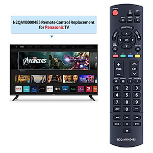 PZL N2QAYB000485 Replacement for Panasonic TV Remote Control TH-42LRU20 TC-42PX34 TC-P50X2 TC-P54S2 TH-32LRH30U TH-32LRU30 TC-P65S2 TH-32LRU20 TH-42LRU50 TH-37LRU50 TC-P50U2 TC-P58S2 TH-37LRU20