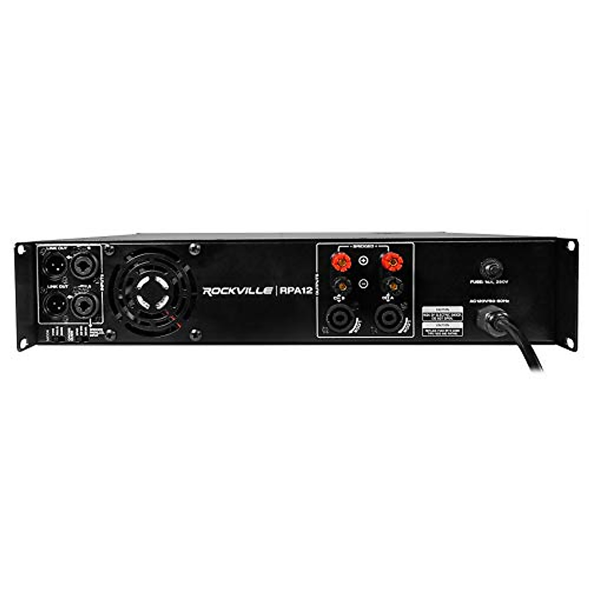 Rockville 5000 Watt Peak / 1400w RMS 2 Channel Power Amplifier Pro/DJ Amp (RPA12)