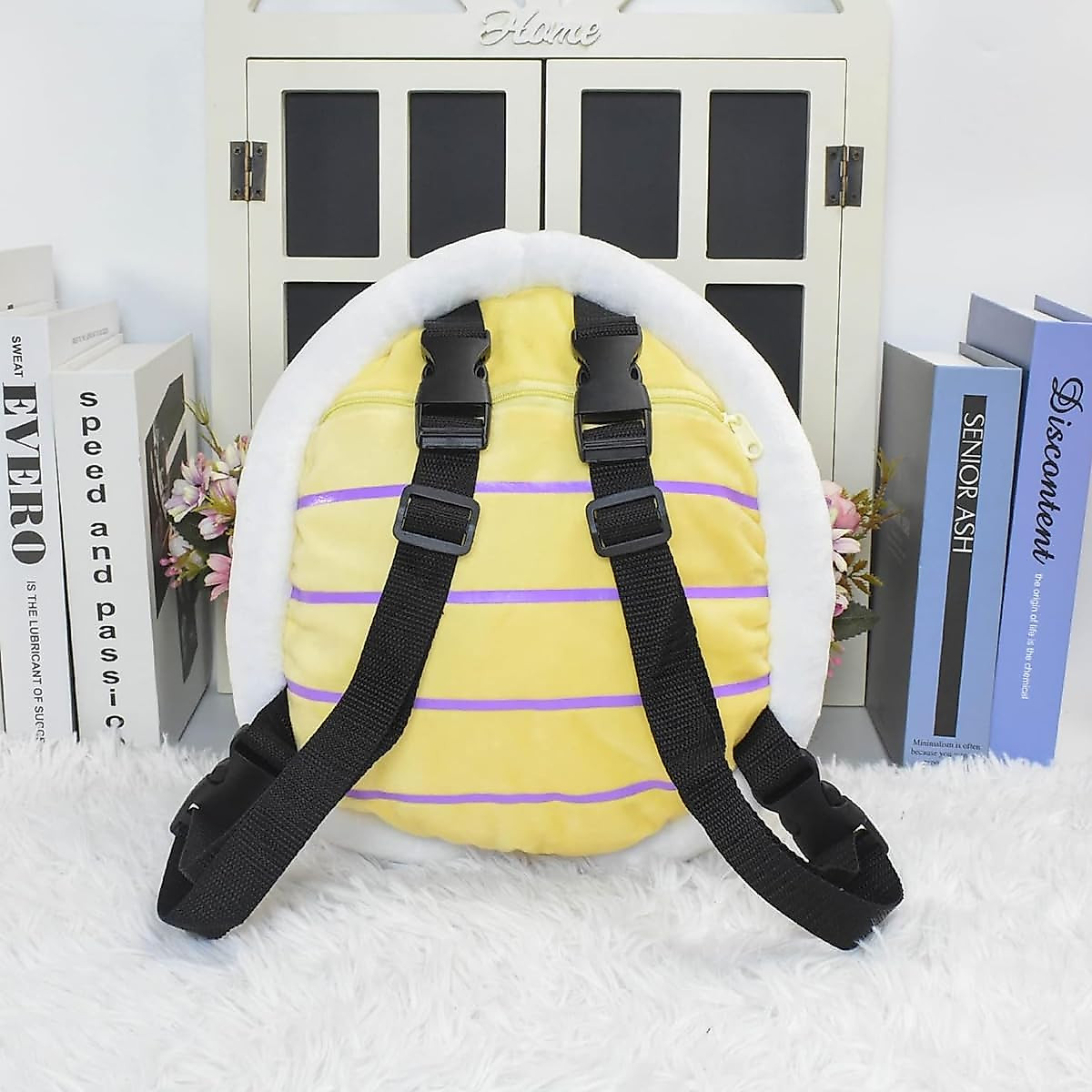 NIXFOX Backpack Turtle Shell Green Soft Stuffed Cartoon Cute Turtle Costume Backpack Tortoise Shell Bag for Halloween Cosplay (Spiny)