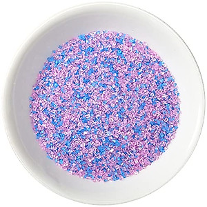 DECOPAC Cotton Candy Flavoured Sanding Sugar, 33oz, Fancy Sprinkles in Handheld Container, Edible Sprinkles For Drink Rims, Celebration Cakes, Cupcakes, Cookies