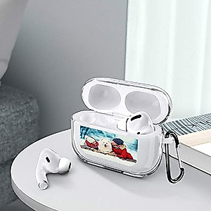 Custom Airpod Case for Apple AirPods Pro 2 with Keychain,Personalized Your Photo/Text/Name Airpods Pro 2nd Generation Clear Case for Men and Women