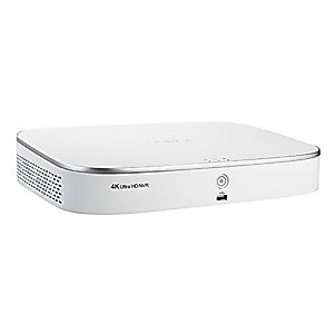 Lorex 4K Ultra HD 8-Channel Fusion Series PoE Network Video Recorder with 2TB Storage, Smart Motion Detection and Smart Home Compatibility