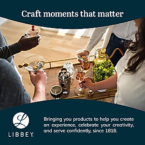 Libbey Martini Glasses, 7.5 oz, Set of 12