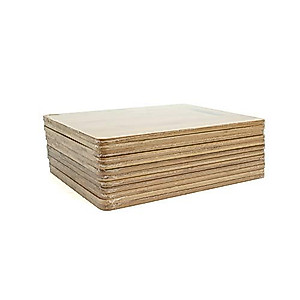 (Set of 12) 15"X11" Bulk Plain Bamboo Cutting Board | For Customized, Personalized Engraving Purpose | Wholesale Premium Bamboo Board (With Handle)