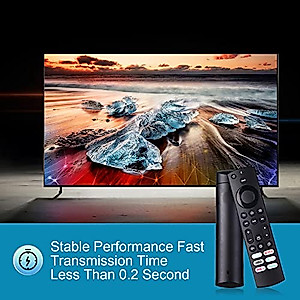 Universal Remote Control Replacement Fit for All Insignia Fire TV & Toshiba Fire TV, with 6 Shortcut Keys