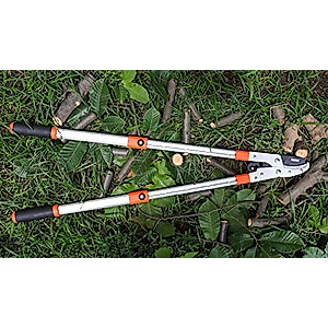 THANOS A1101 Extendable Anvil Loppers Tree Trimmer with Compound Action,Chops Thick Branch Ease,28-40'' Telescopic Heavy Duty Branch Cutter,2 inch Clean Cut Capacity.