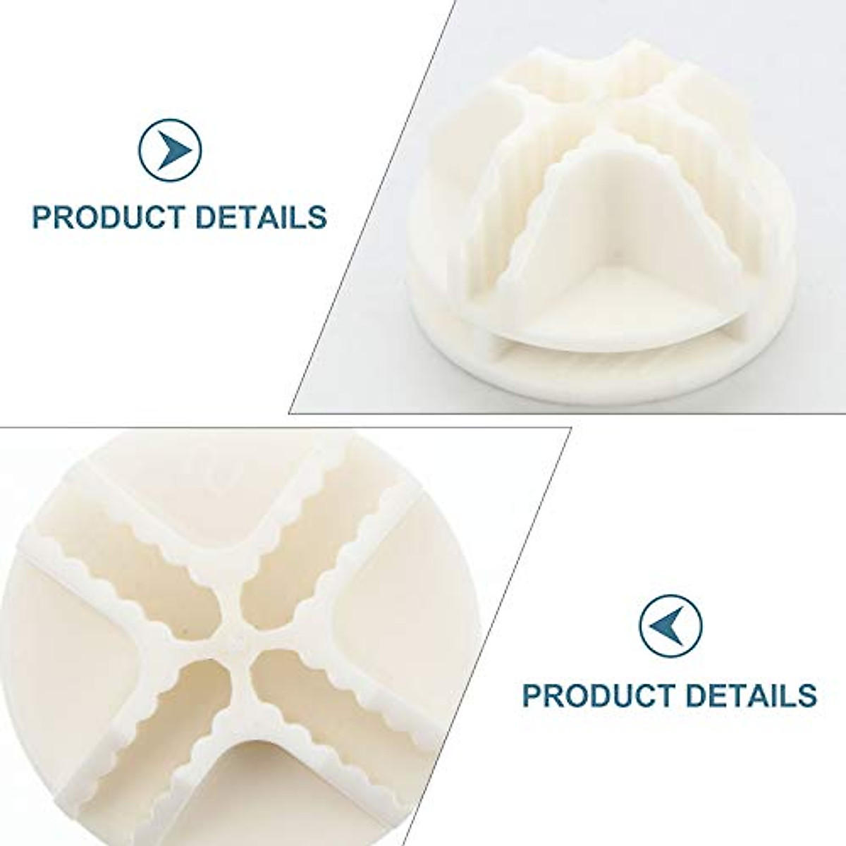 Cabilock 20pcs White Wire Cube Plastic Connectors for Modular Storage Organizer Closet and Wire Shelving Closet Clasp Buckle Clip Buttons